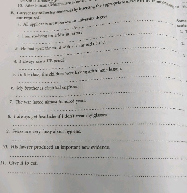 10 After humans thimpanzee is most E Correct | StudyX