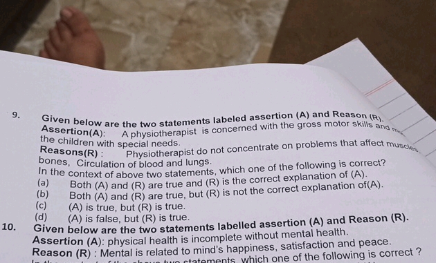 9 Given below are the two statements labeled | StudyX
