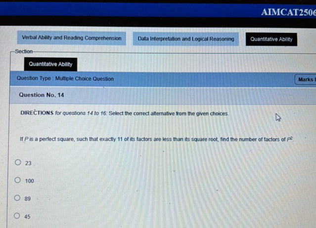 AIMCAT2506 Verbal Ability and Reading | StudyX