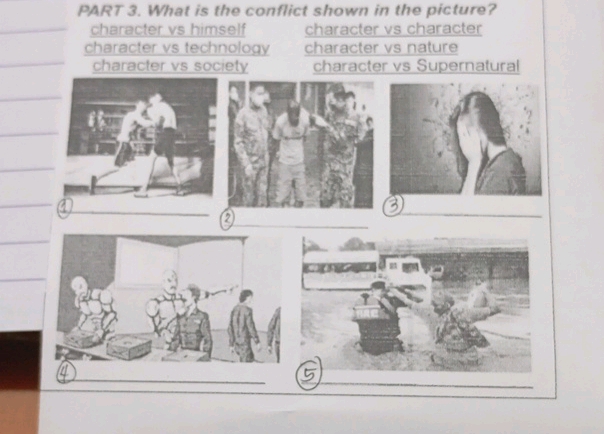 PART 3 What is the conflict shown in the | StudyX