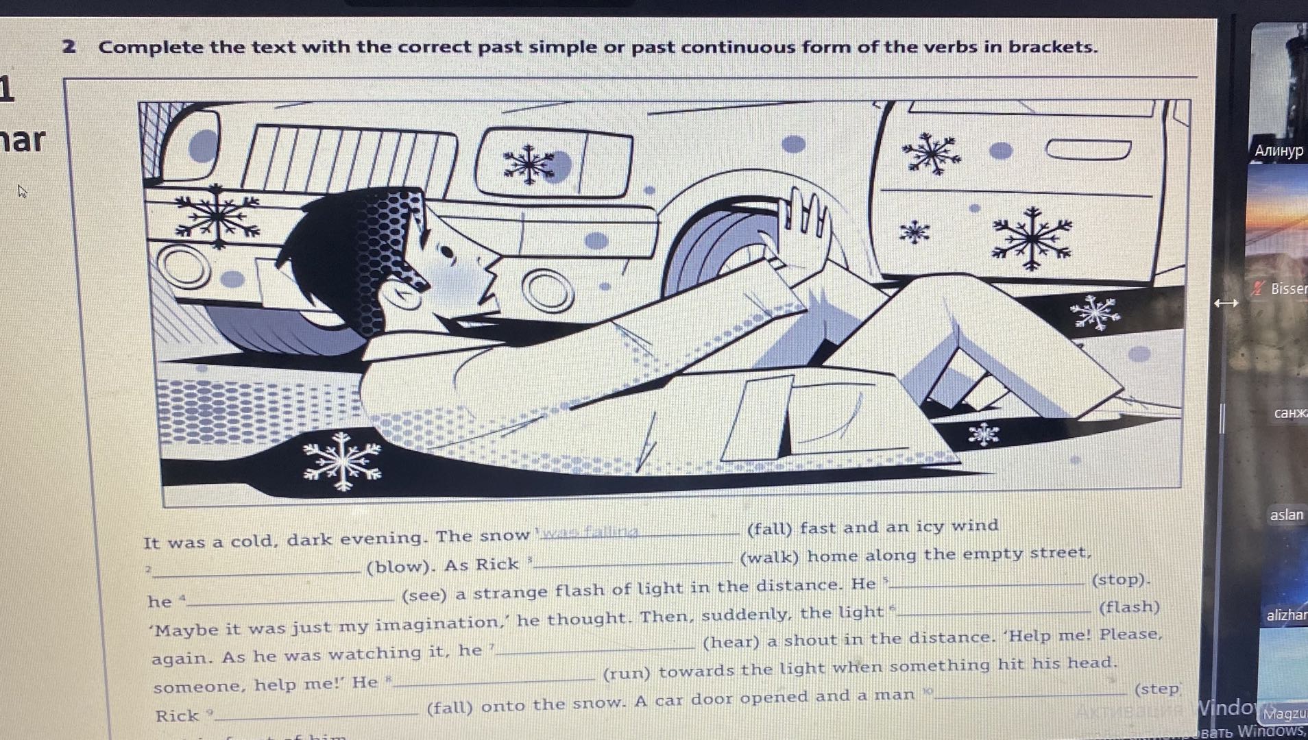 2 Complete the text with the correct past | StudyX