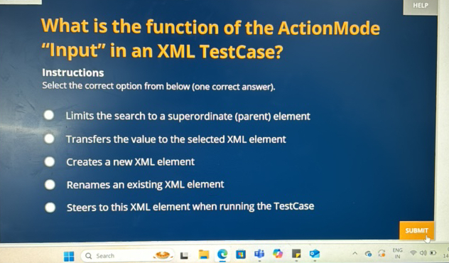 What is the function of the ActionMode Input | StudyX