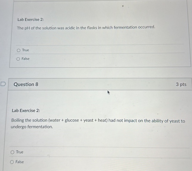 Lab Exercise 2 The pH of the solution was | StudyX