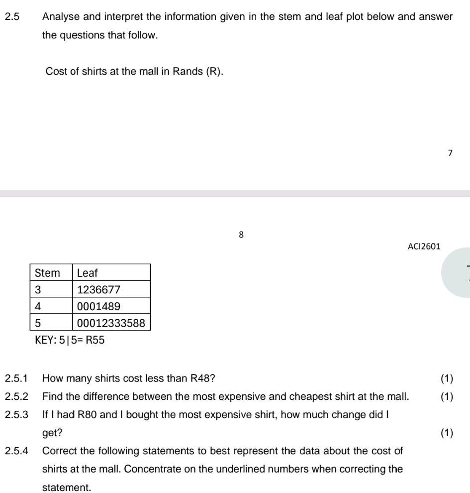 25 Analyse and interpret the information | StudyX