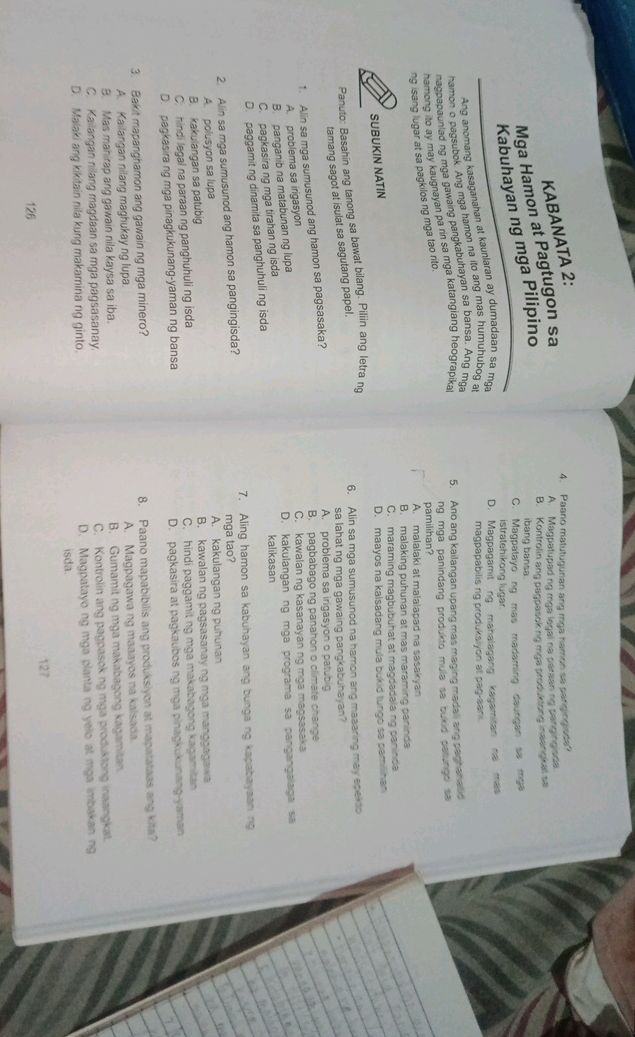 KABANATA 2 Mga Hamon at Pagtugon sa | StudyX