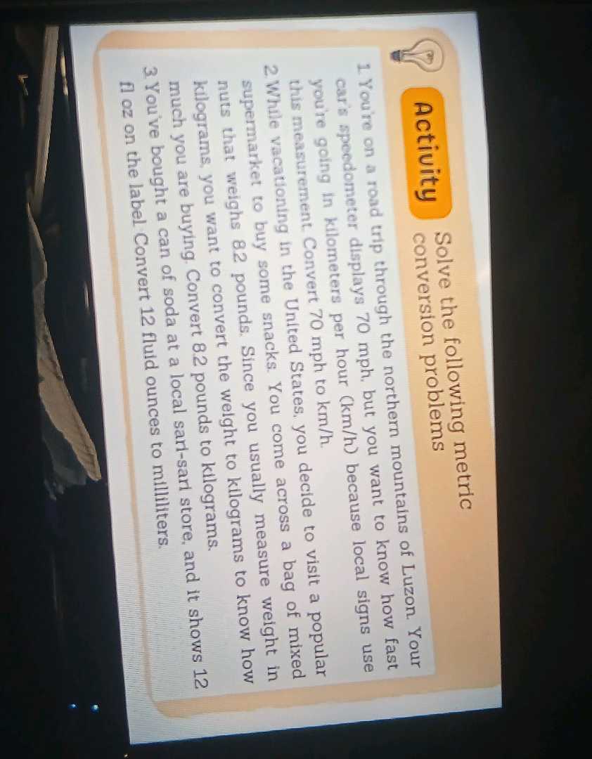 Activity Solve the following metric | StudyX