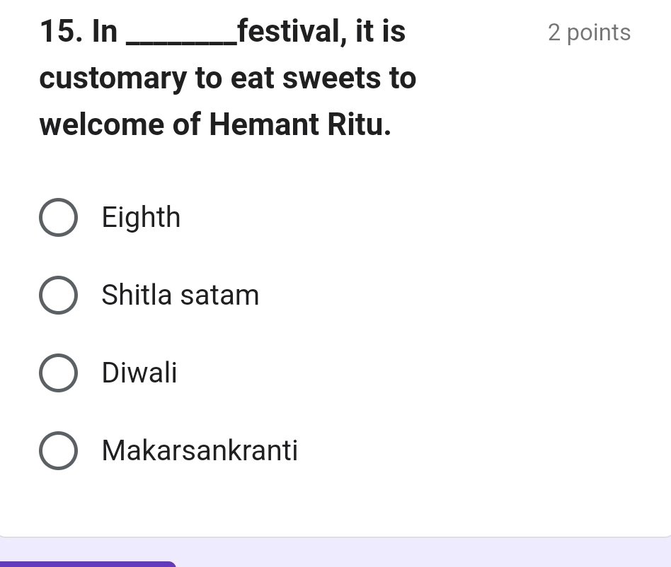 15 In festival it is 2 points customary to | StudyX