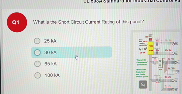 Q1 What is the Short Circuit Current Rating | StudyX