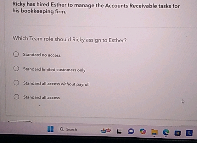 Ricky has hired Esther to manage the | StudyX