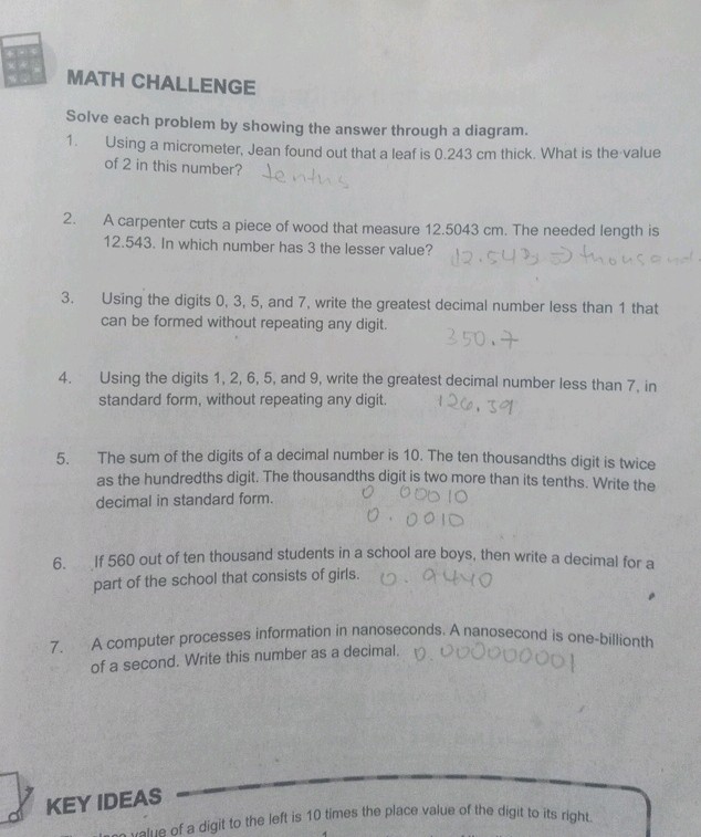 MATH CHALLENGE Solve each problem by | StudyX