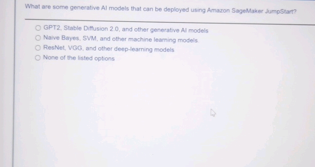 What are some generative Al models that can | StudyX