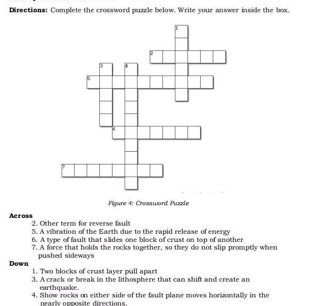 Directions Complete the crossword puzzle | StudyX
