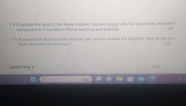 14 Evaluate the level of fun these children | StudyX
