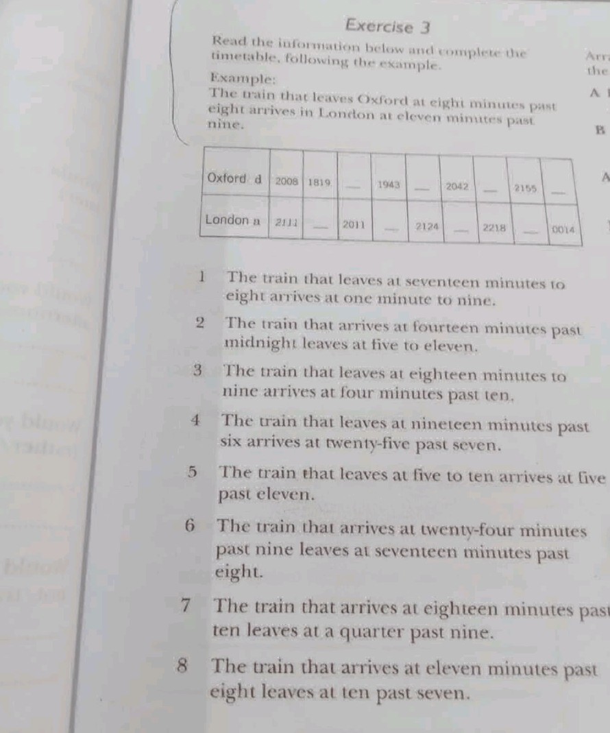 Exercise 3 Read the information below and | StudyX