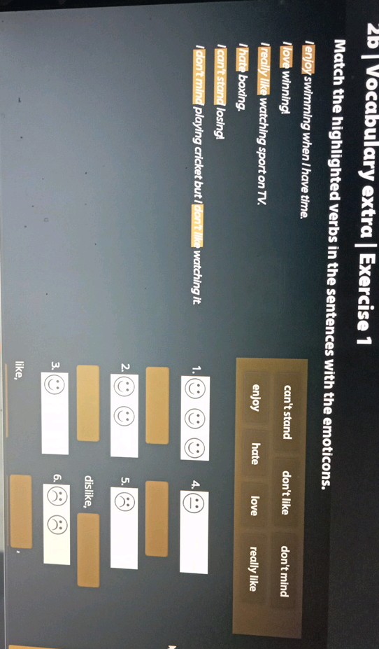 20 Vocabulary extra Exercise 1 Match the | StudyX