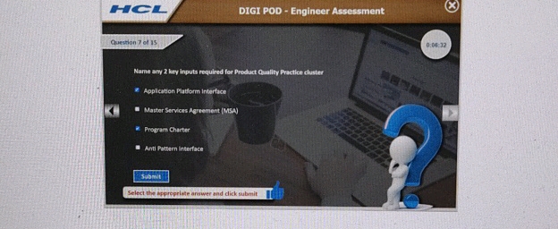 Quettion 7 of is DIGI POD - Engineer | StudyX